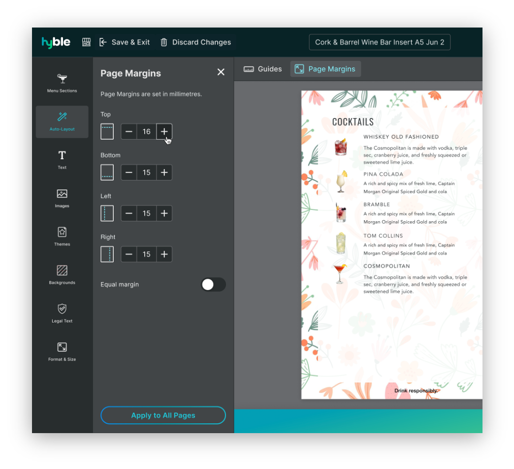 Auto Layout – hyble Help Centre - English